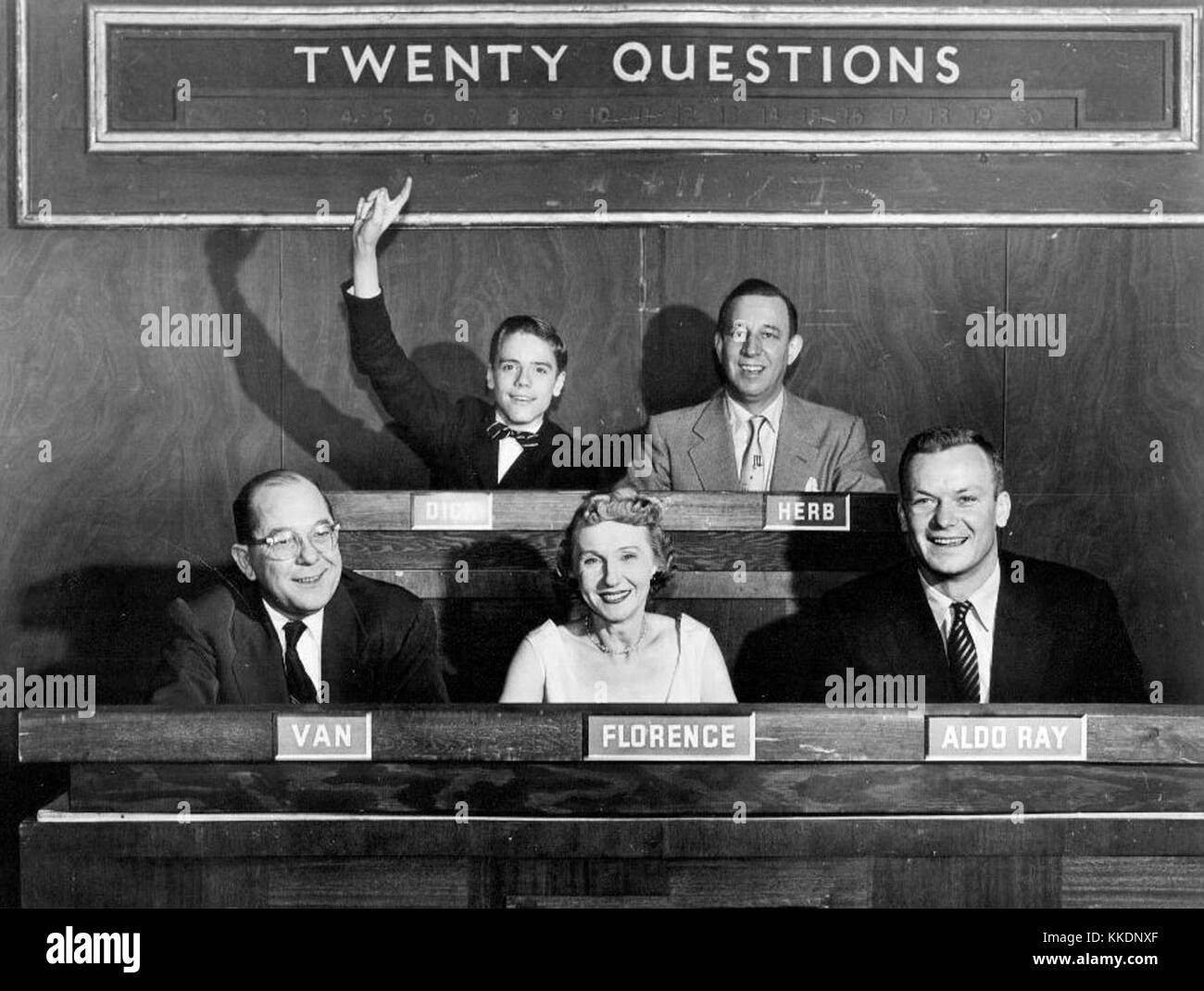 20 questions 1954 Stock Photo - Alamy