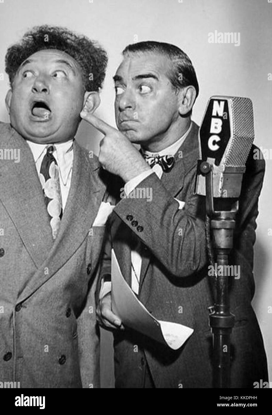 Bert Gordon Eddie Cantor NBC Stock Photo - Alamy