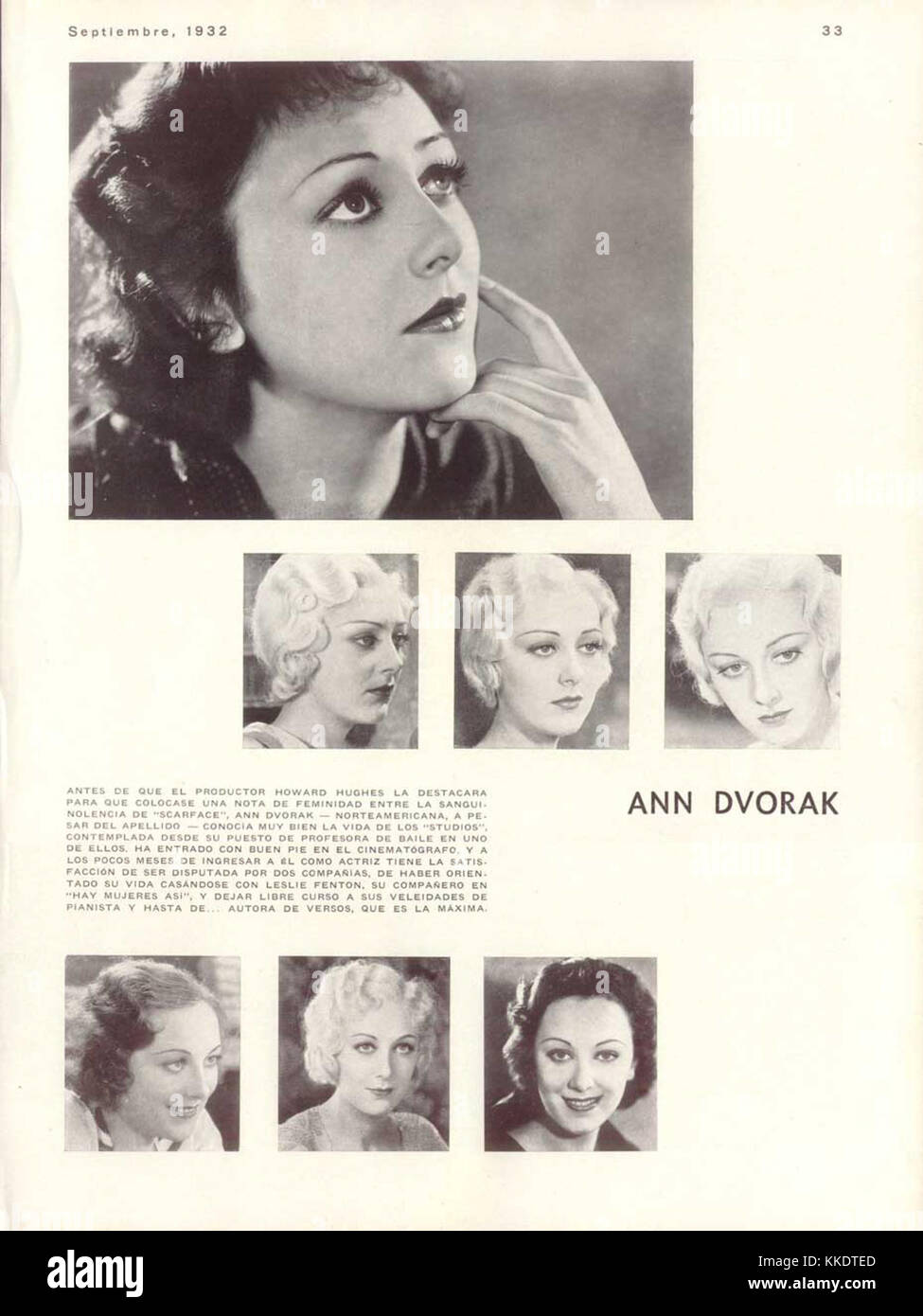 Ann dvorak hi-res stock photography and images - Alamy