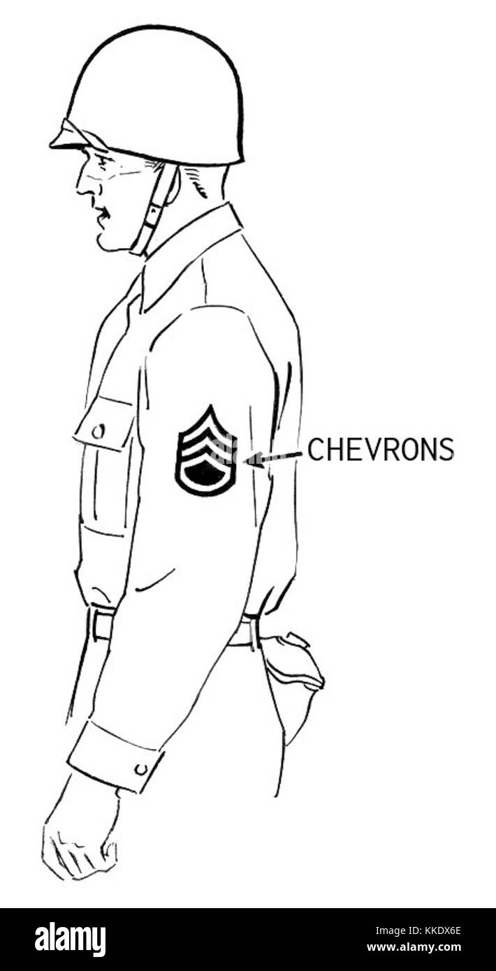 Military rank chevrons hi-res stock photography and images - Alamy