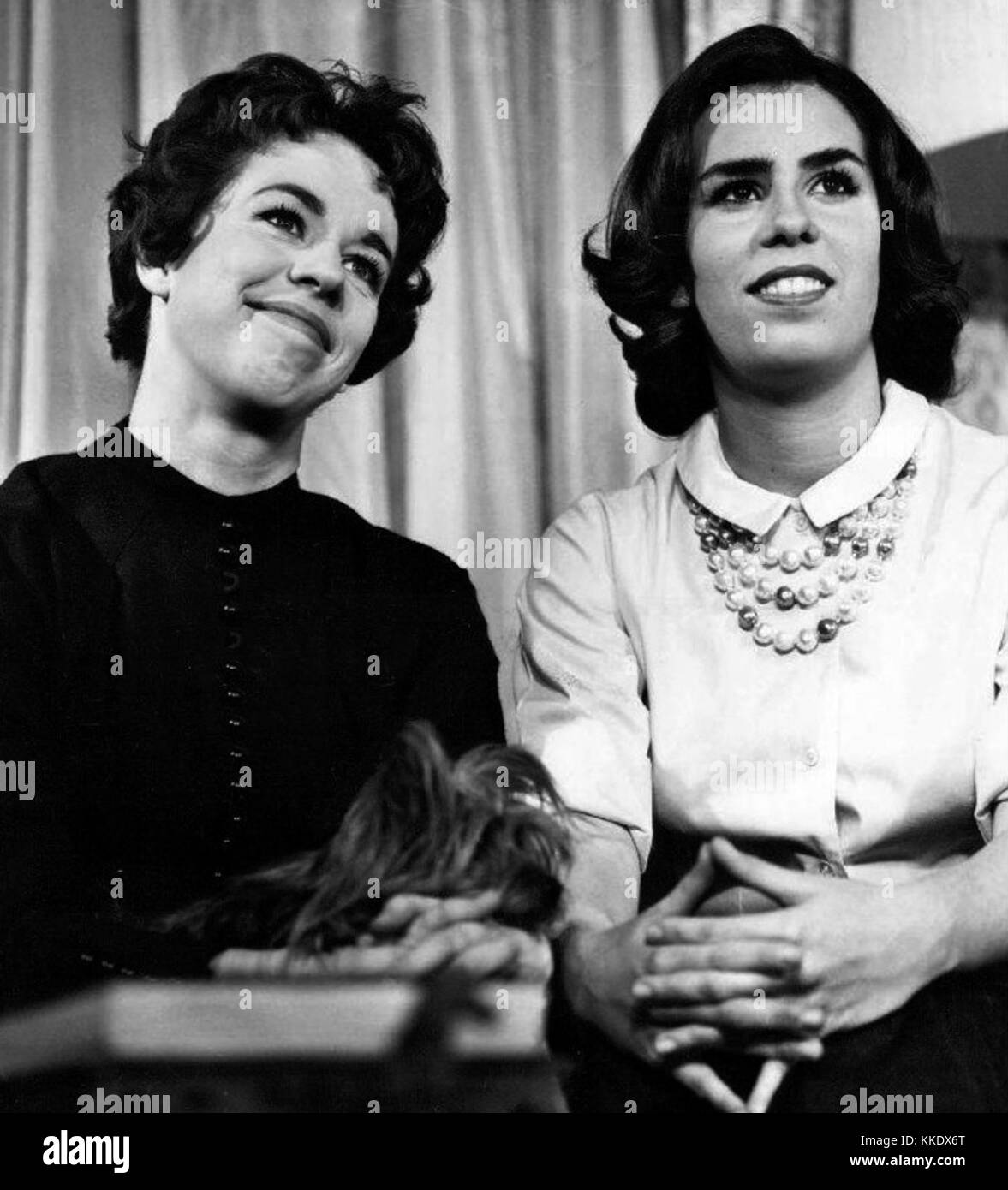 Carol christine burnett person to person 1961 Stock Photo - Alamy