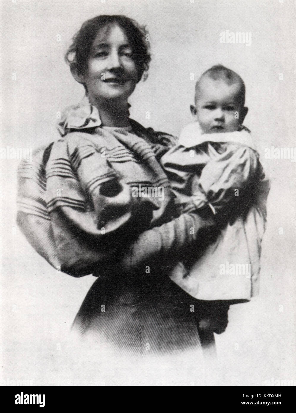 Dagny Juel with her son Zenon Stock Photo - Alamy