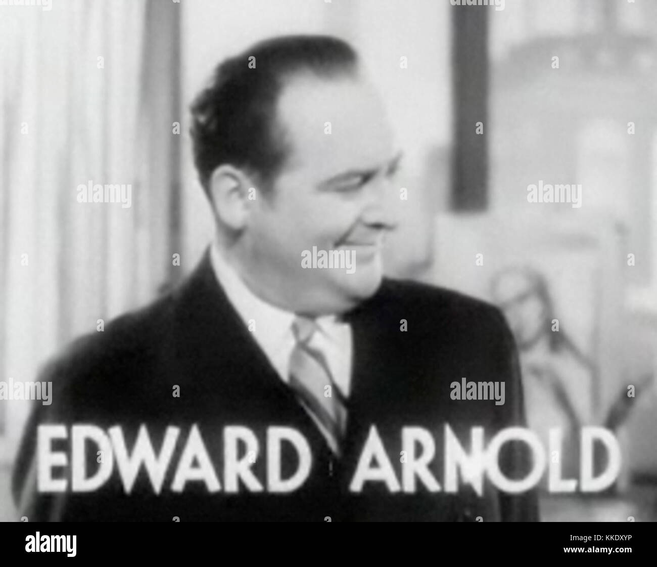 Edward Arnold in Biography of a Bachelor Girl trailer Stock Photo - Alamy