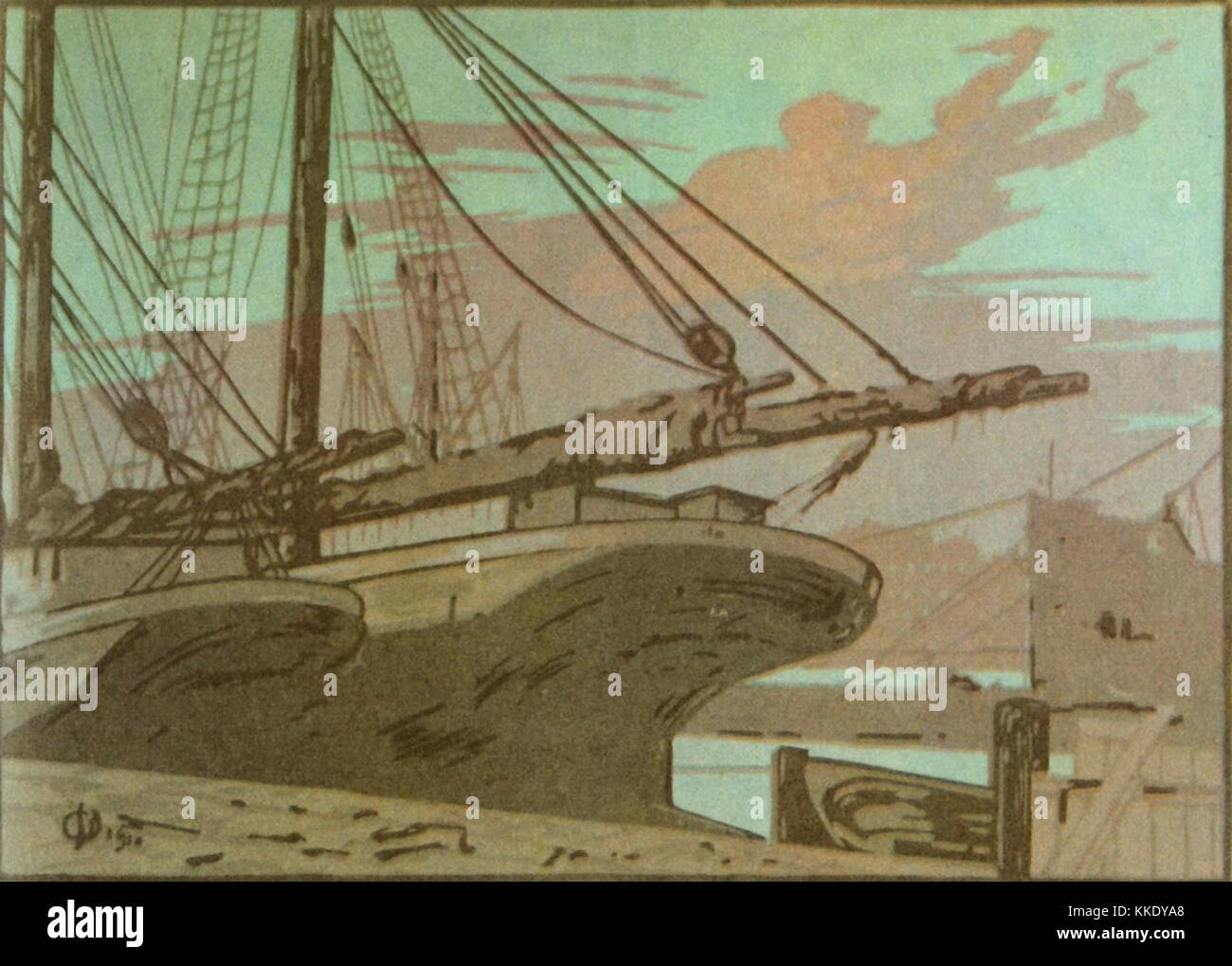 Falileev White Night on the Neva Stock Photo - Alamy