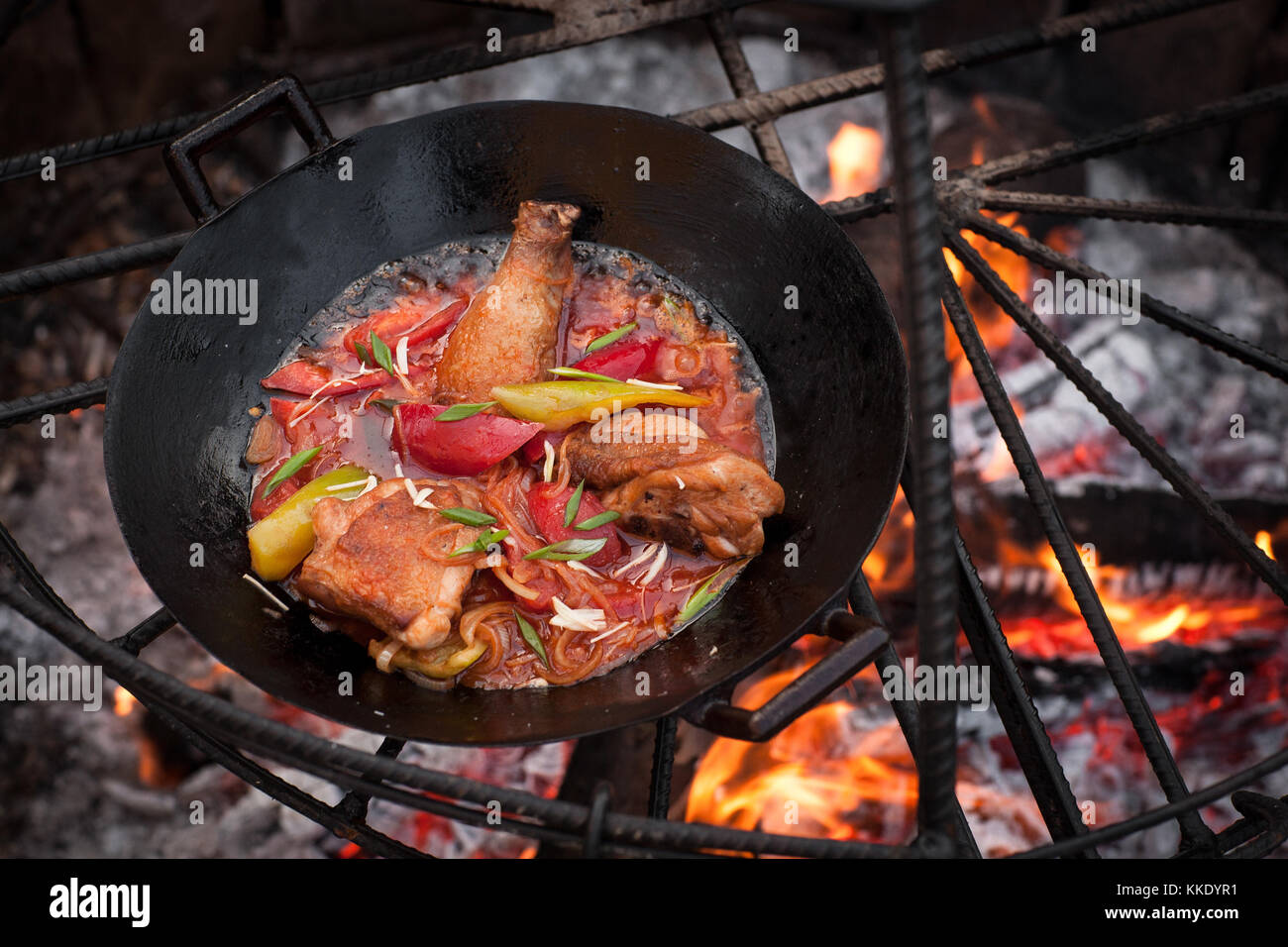Chicken fireplace hi-res stock photography and images - Alamy