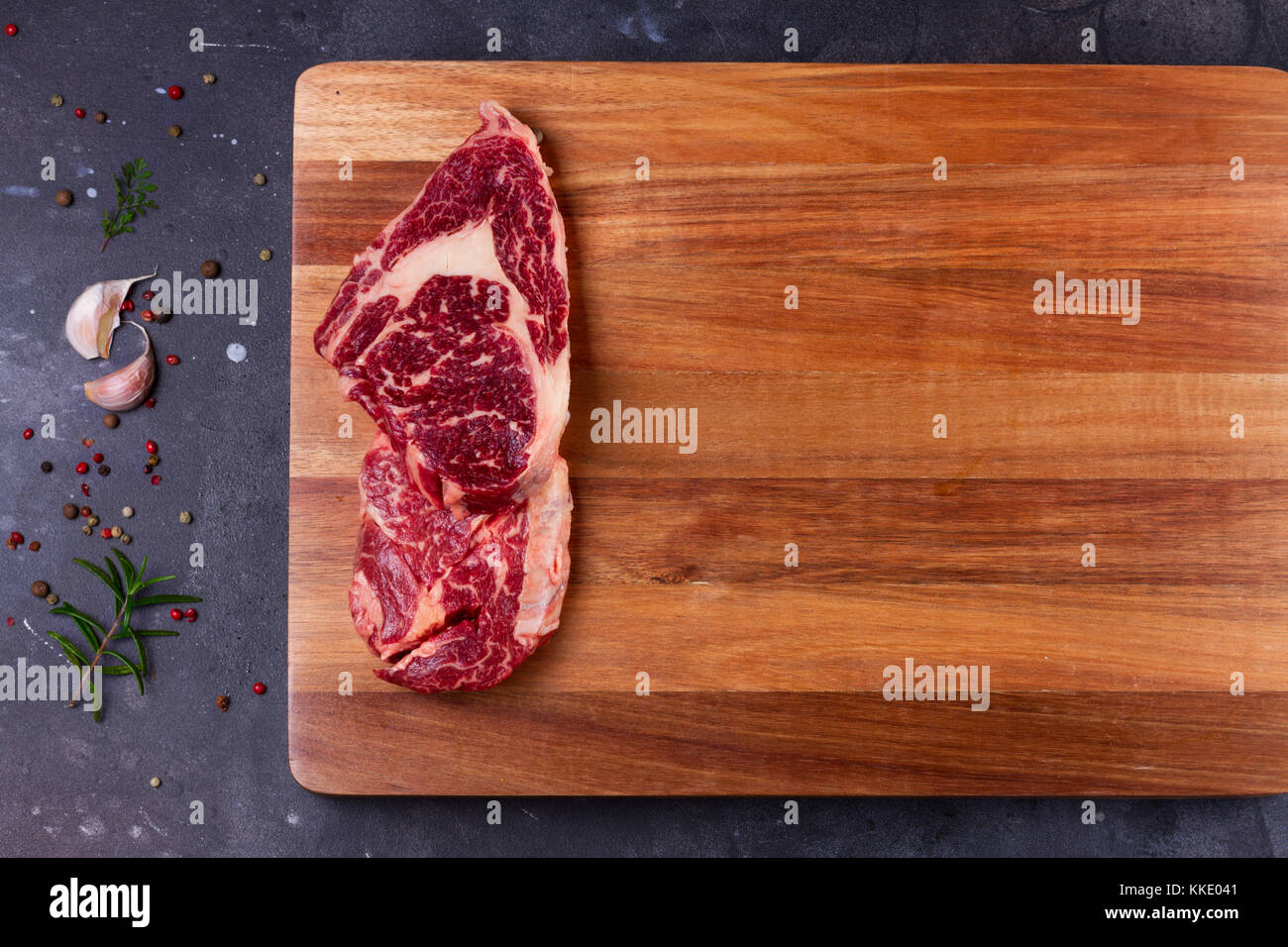 Raw beef steak Stock Photo - Alamy