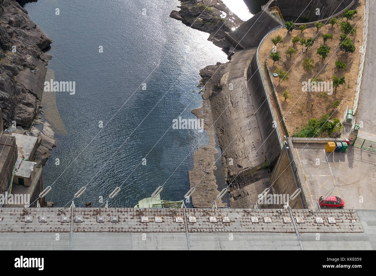 Hydroelectric dam of Castelo de Bode. Portugal Stock Photo - Alamy
