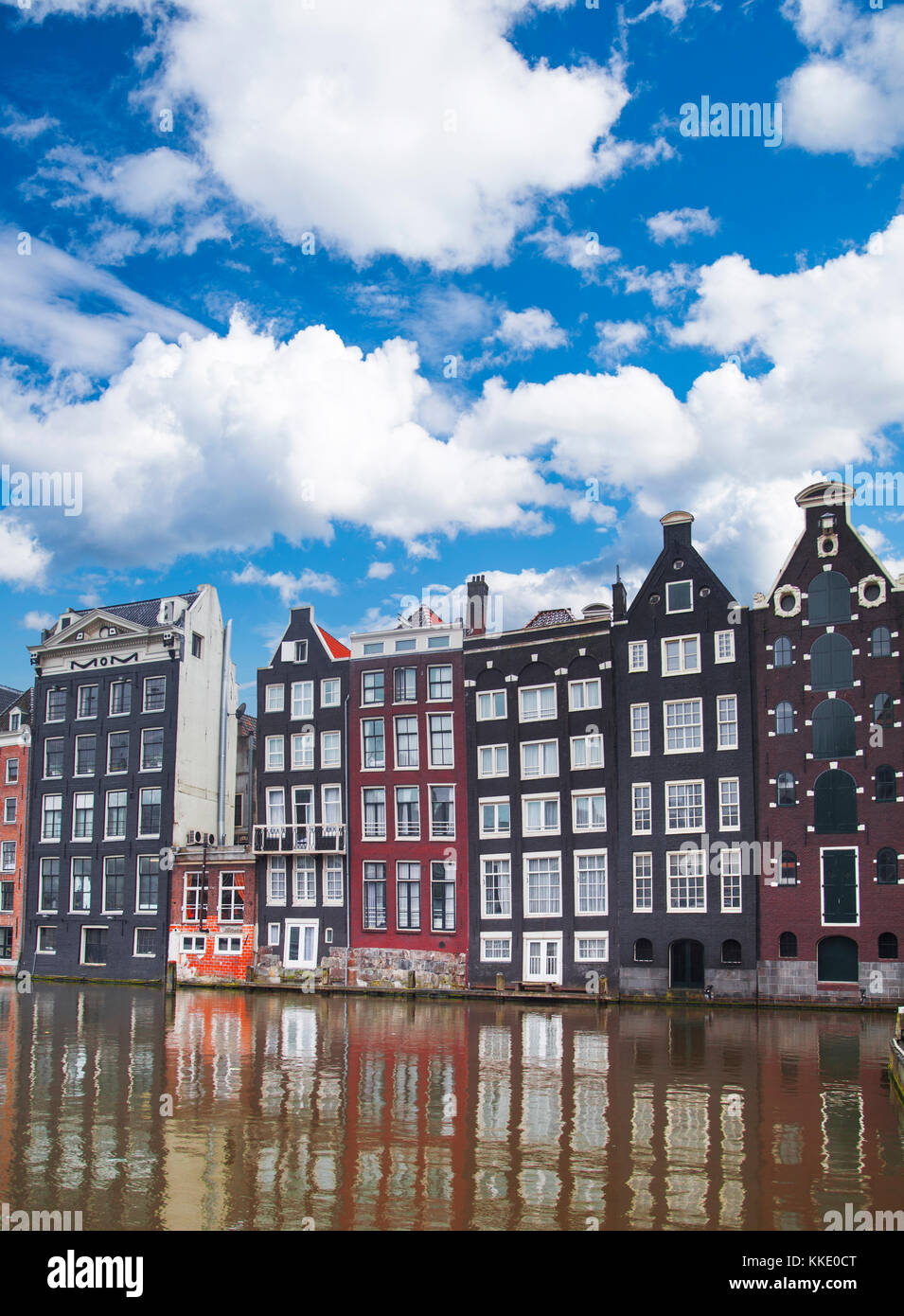 Traditional old buildings in Amsterdam, the Netherlands Stock Photo - Alamy