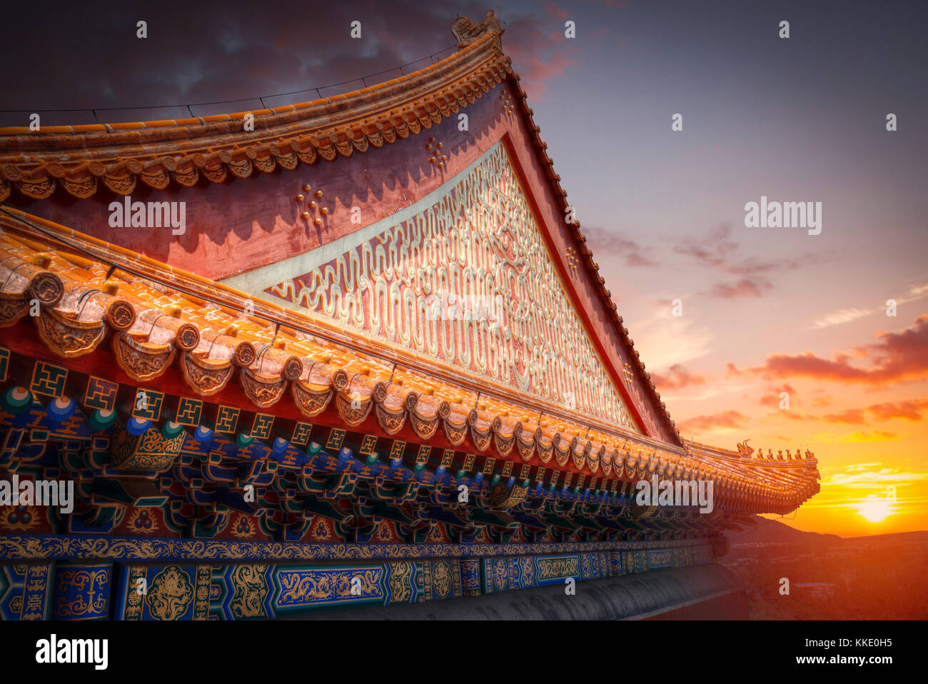 Summer Imperial Palace on the outskirts of Beijing. China Stock Photo ...