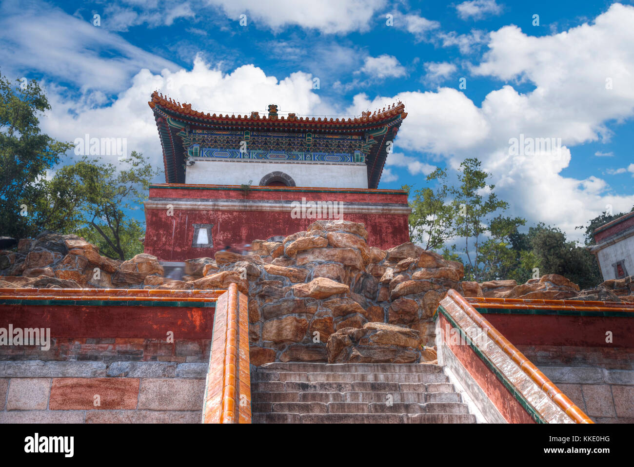 Summer Imperial Palace on the outskirts of Beijing. China Stock Photo ...