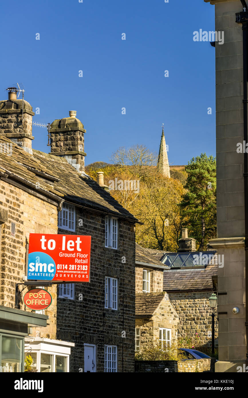 Hathersage village hi-res stock photography and images - Alamy