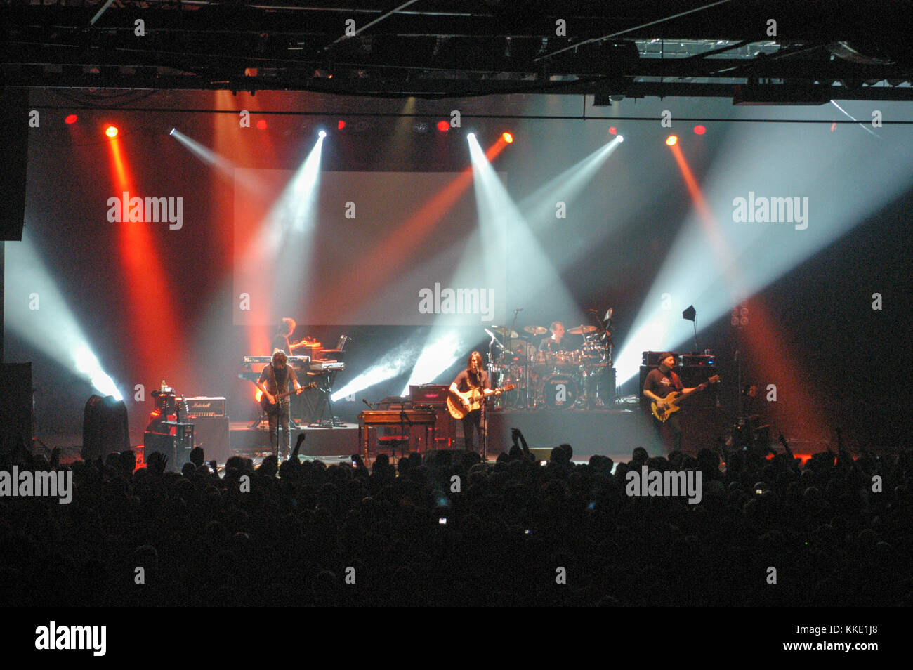 Milano, Italy - 4 November 2009: live concert of progressive rock band ...