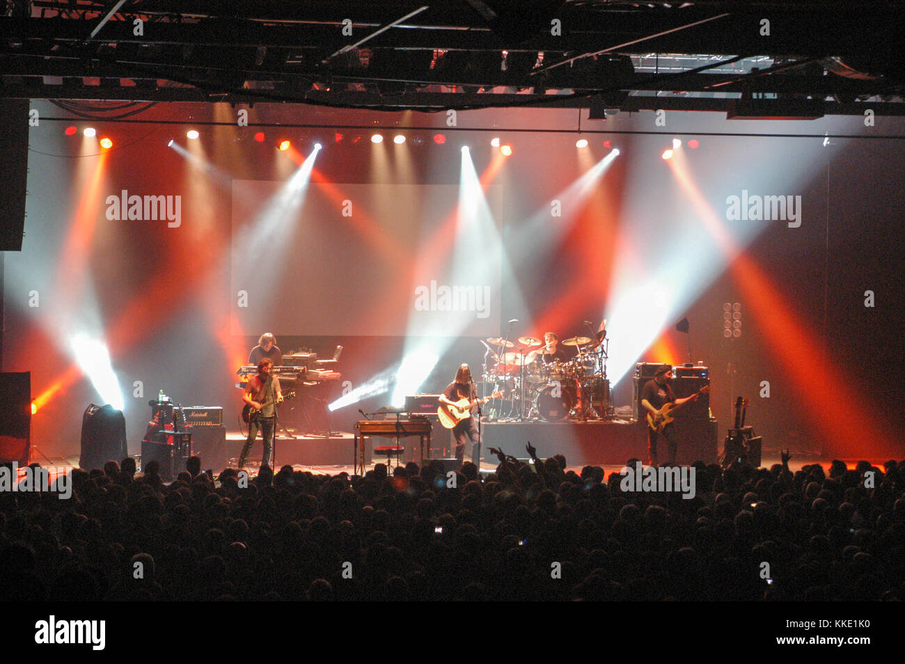 Milano, Italy - 4 November 2009: live concert of progressive rock band ...