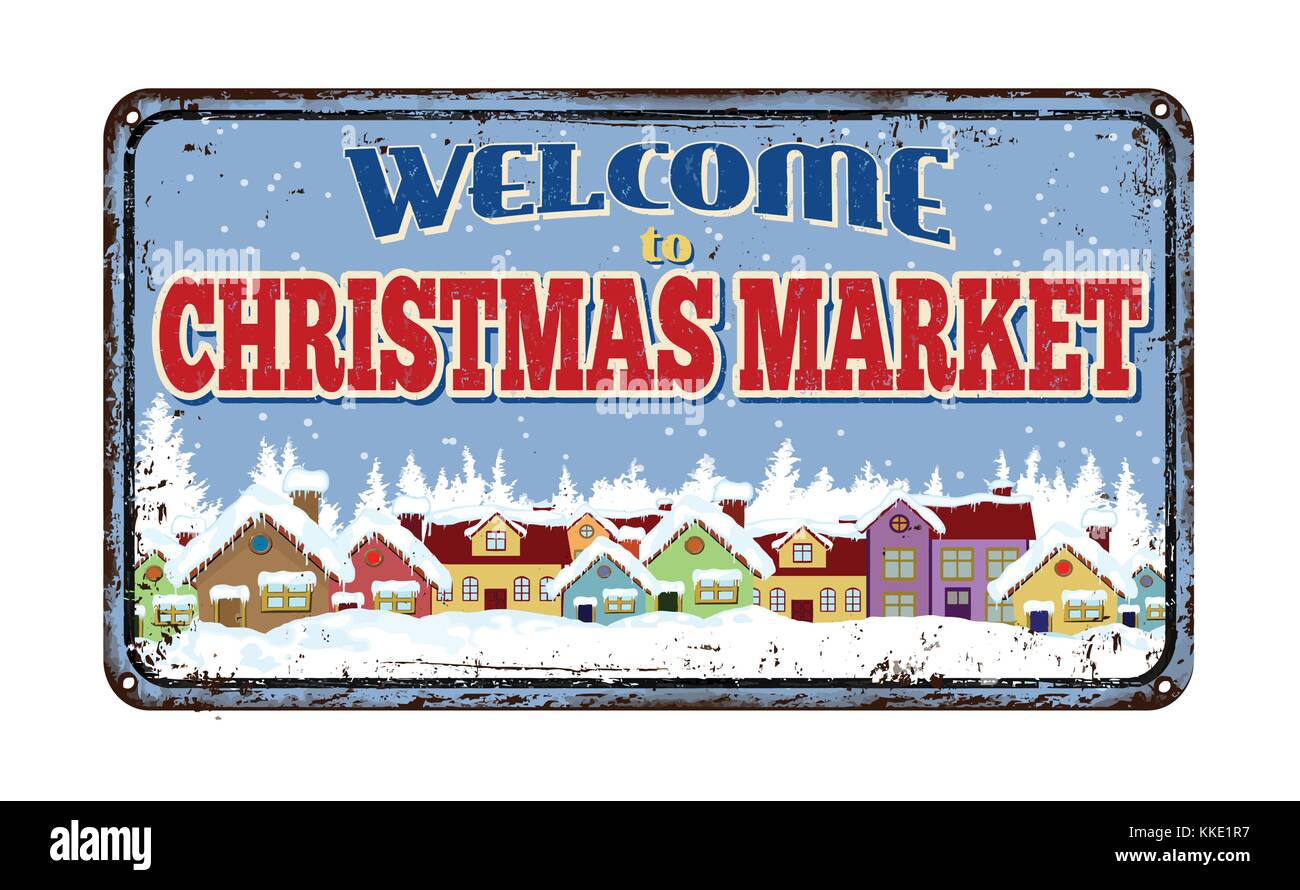 Christmas market Stock Vector Images - Alamy