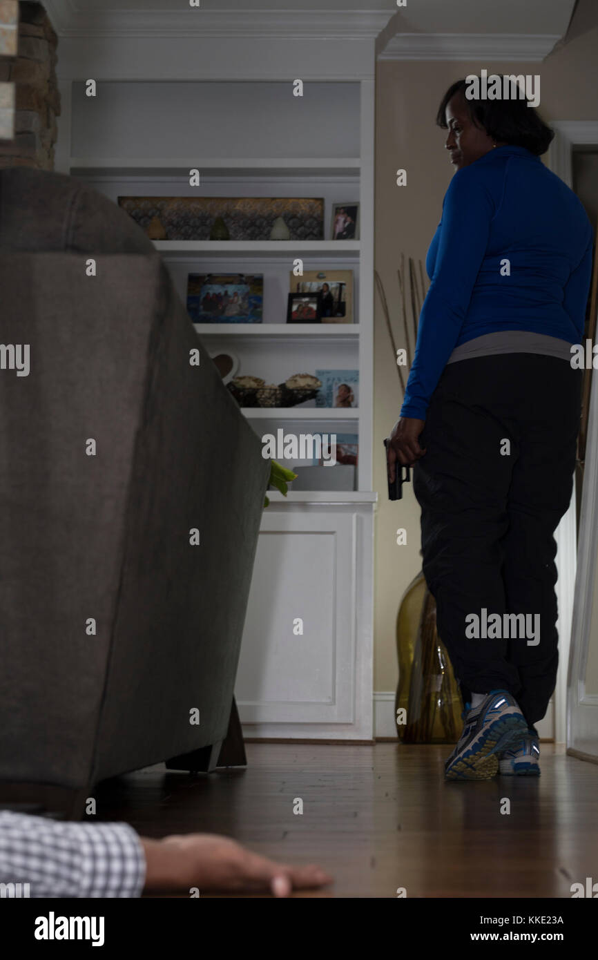 Woman weapon hi-res stock photography and images - Alamy