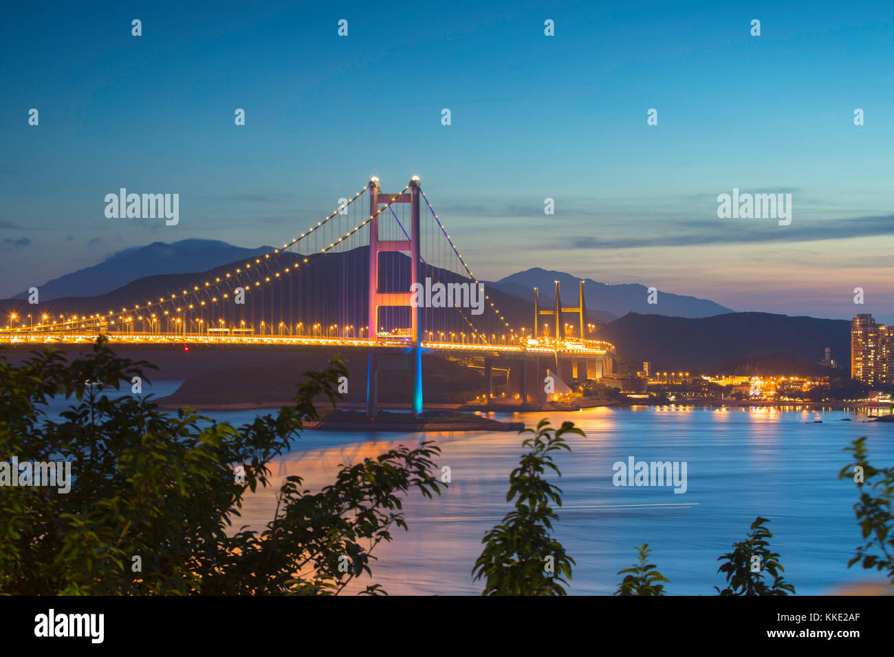 Tsing ma suspension bridge hi-res stock photography and images - Alamy