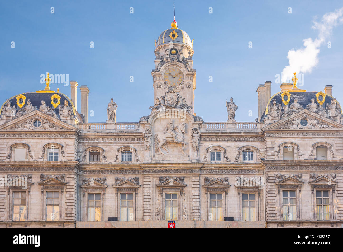 France, Lyon, the Town Hall facade Stock Photo - Alamy