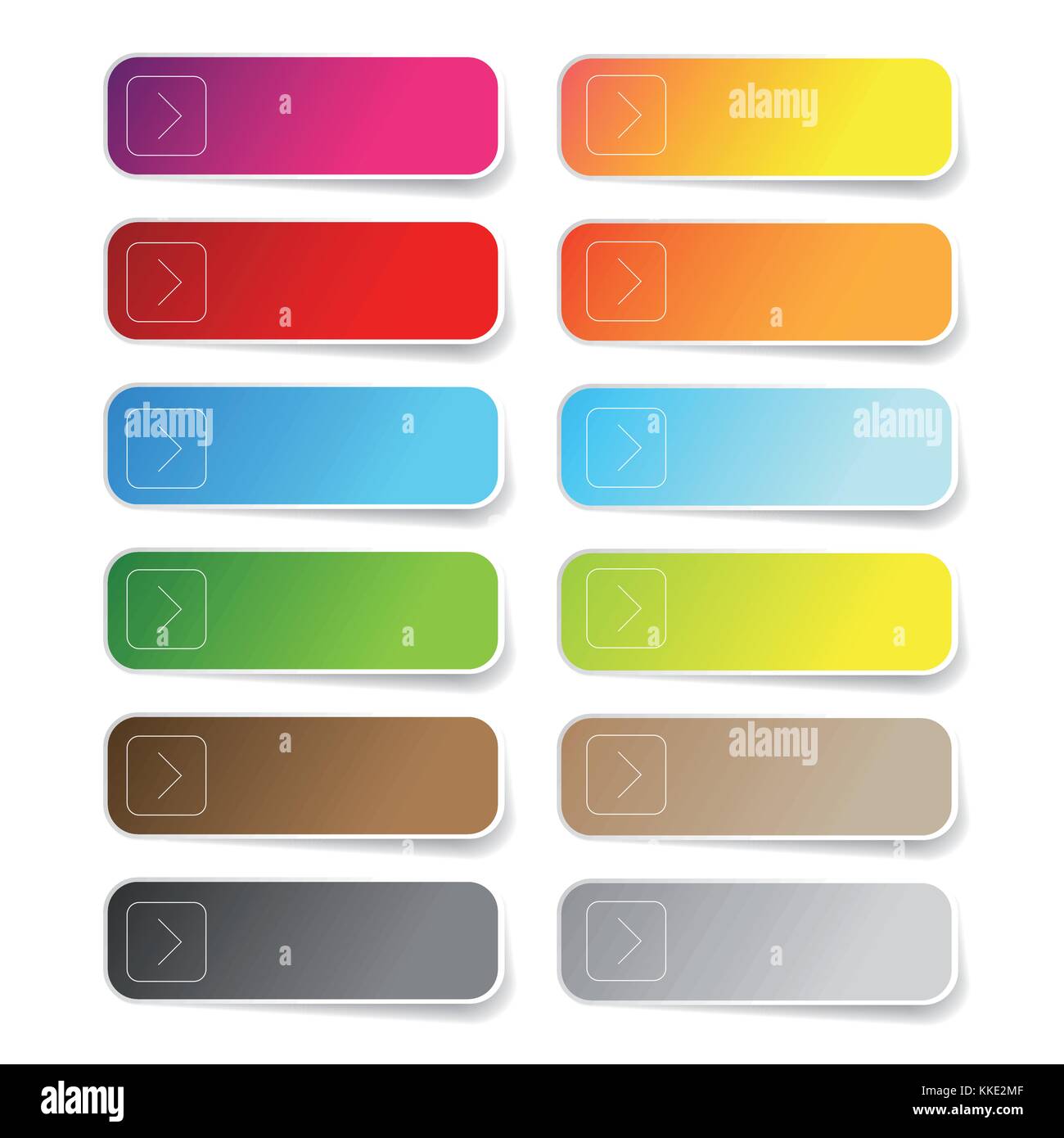 Empty color label set Stock Vector Image & Art - Alamy