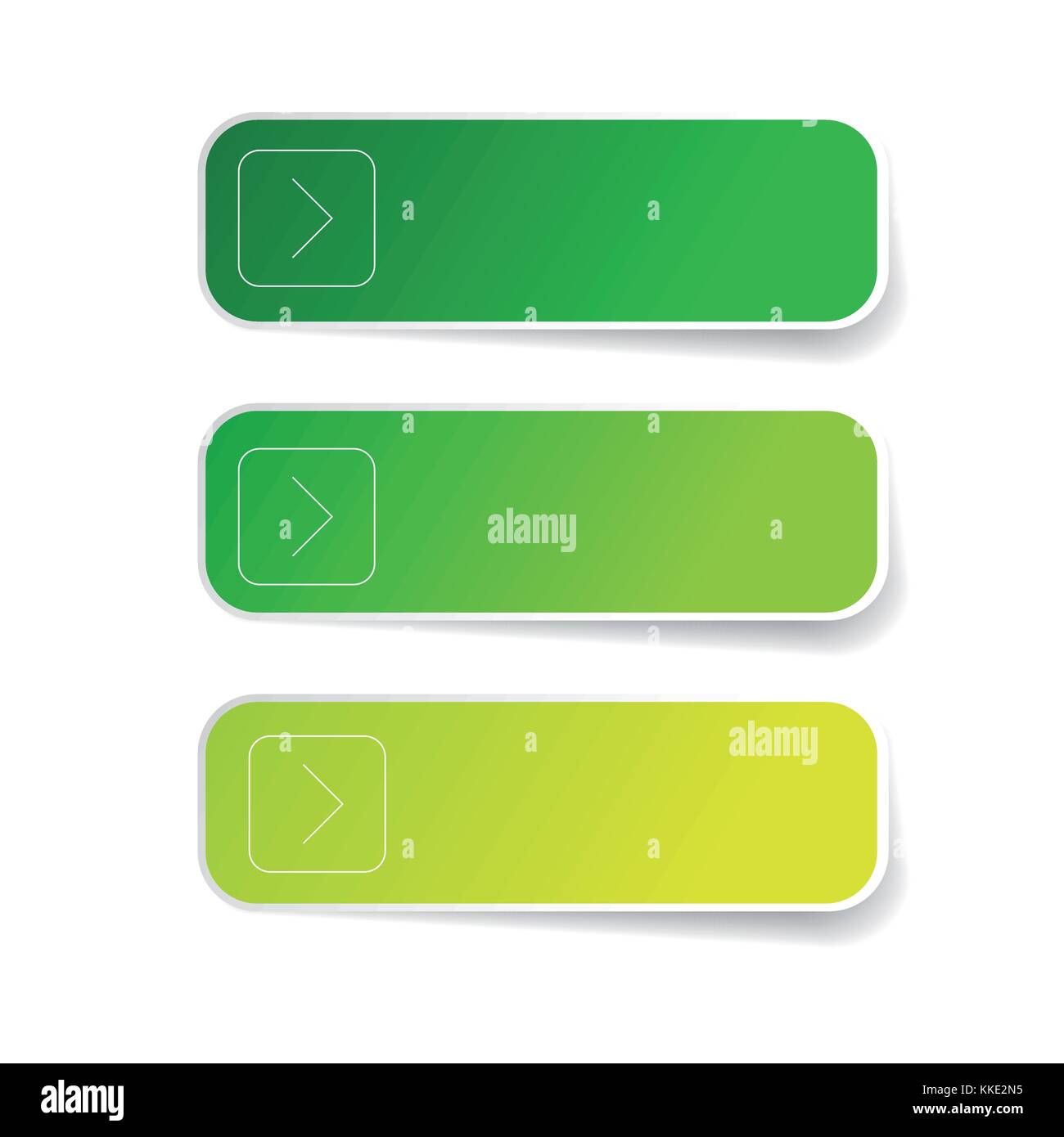 Green post notes isolated Stock Vector Images - Alamy