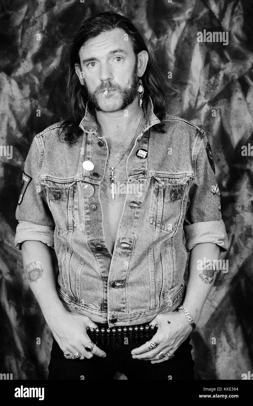 BROOKLYN, NY - OCTOBER 29: Lemmy Kilmister of Motorhead poses for a ...