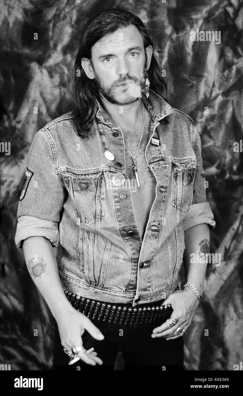 BROOKLYN, NY - OCTOBER 29: Lemmy Kilmister of Motorhead poses for a ...
