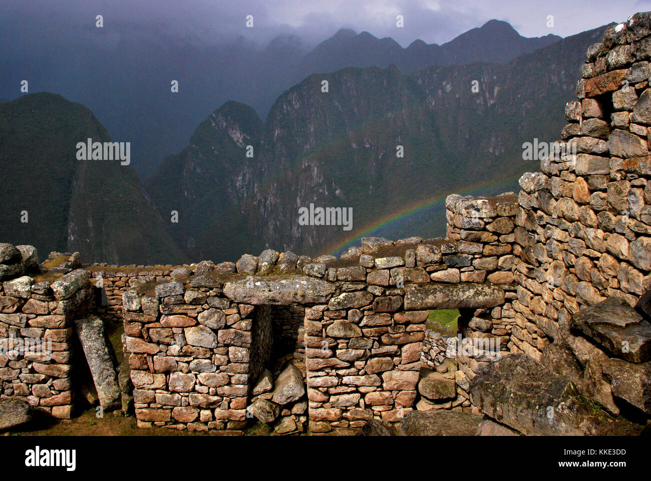 Landscape in Machu Picchu, Peru Stock Photo - Alamy
