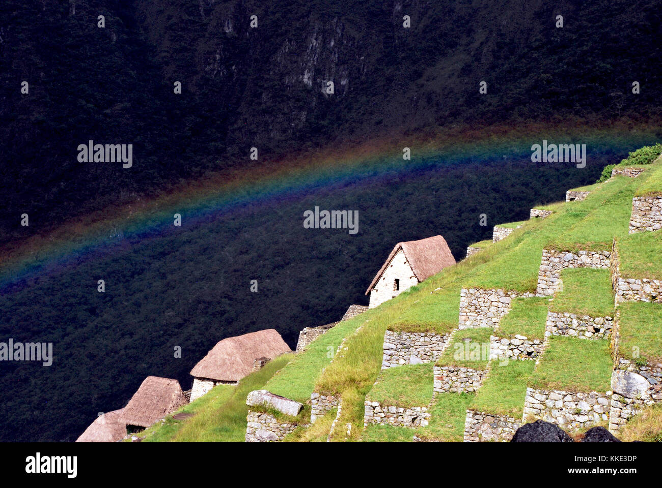 Landscape in Machu Picchu, Peru Stock Photo - Alamy