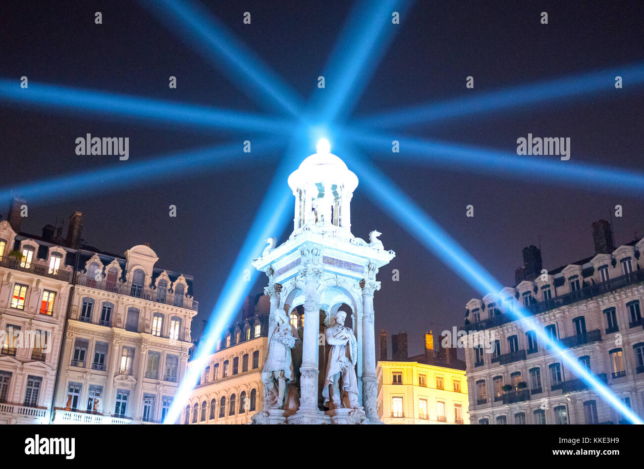Lyon light festival palace hi-res stock photography and images - Alamy