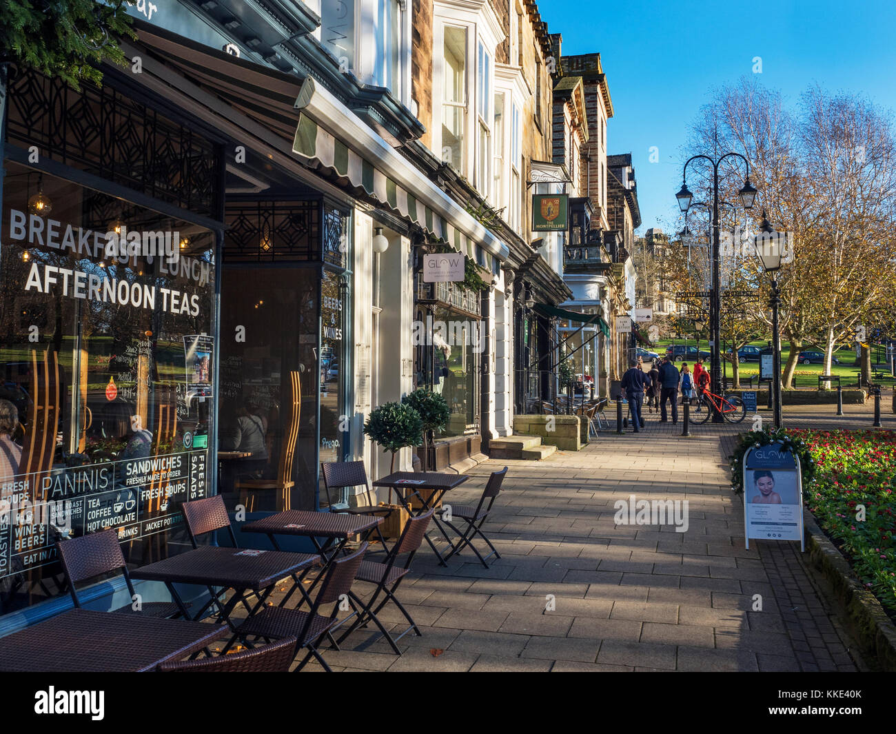 The Montpellier Quarter in Autumn Harrogate North Yorkshire England ...