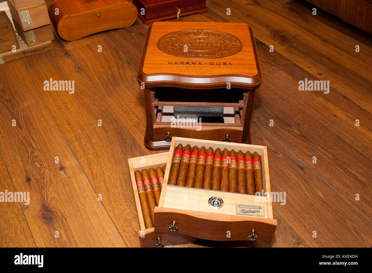 A humidor for rare cigars Stock Photo - Alamy