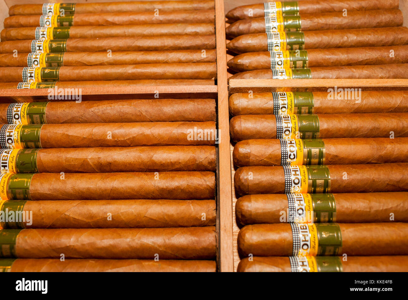 A box of rare cigars Stock Photo - Alamy