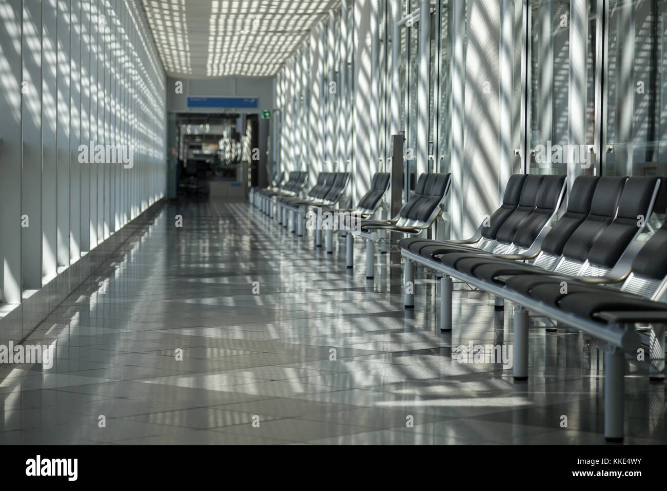 Airport, waiting room, traveler area Stock Photo - Alamy