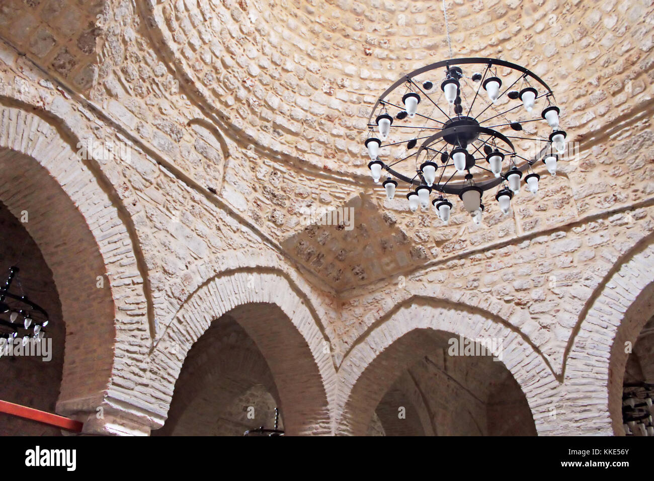 Interior of Yivli Minare Mosque ("Fluted Minaret" Mosque), or Ulu ...