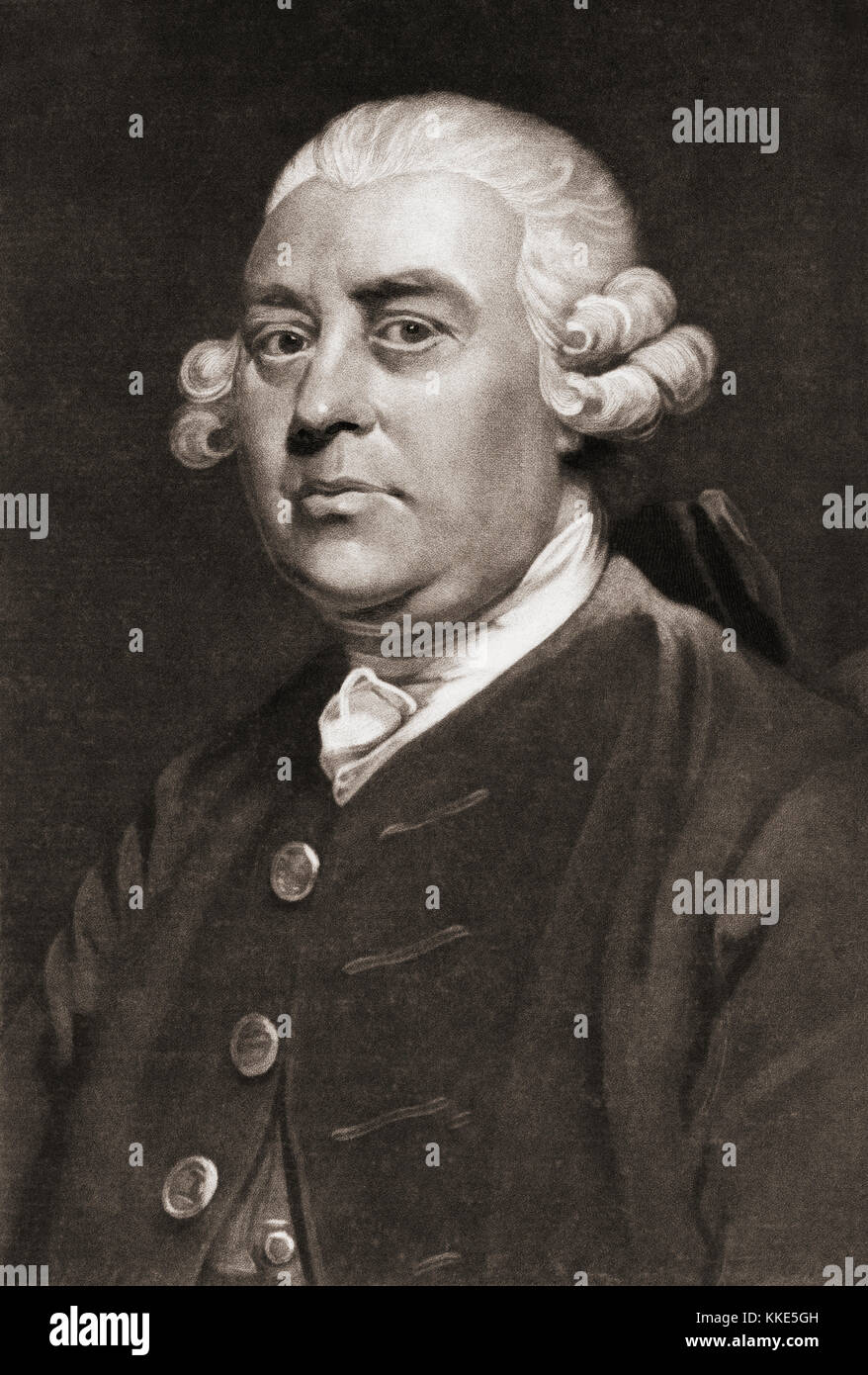 William Strahan, 1715-1785. Scottish printer, publisher, Member of ...