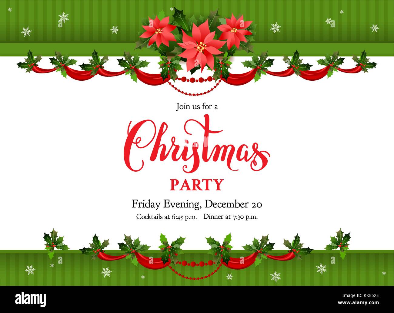 Holiday christmas poster Stock Vector Image & Art - Alamy