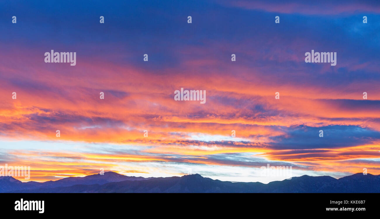 Amazingly Beautiful Sunset Stock Photo - Alamy