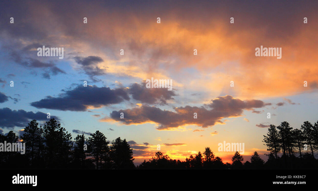Amazingly Beautiful Sunset Stock Photo - Alamy