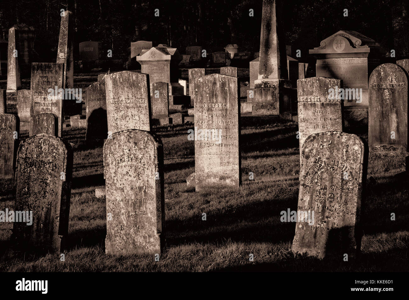 Old grave headstone stone cemetery hi-res stock photography and images ...