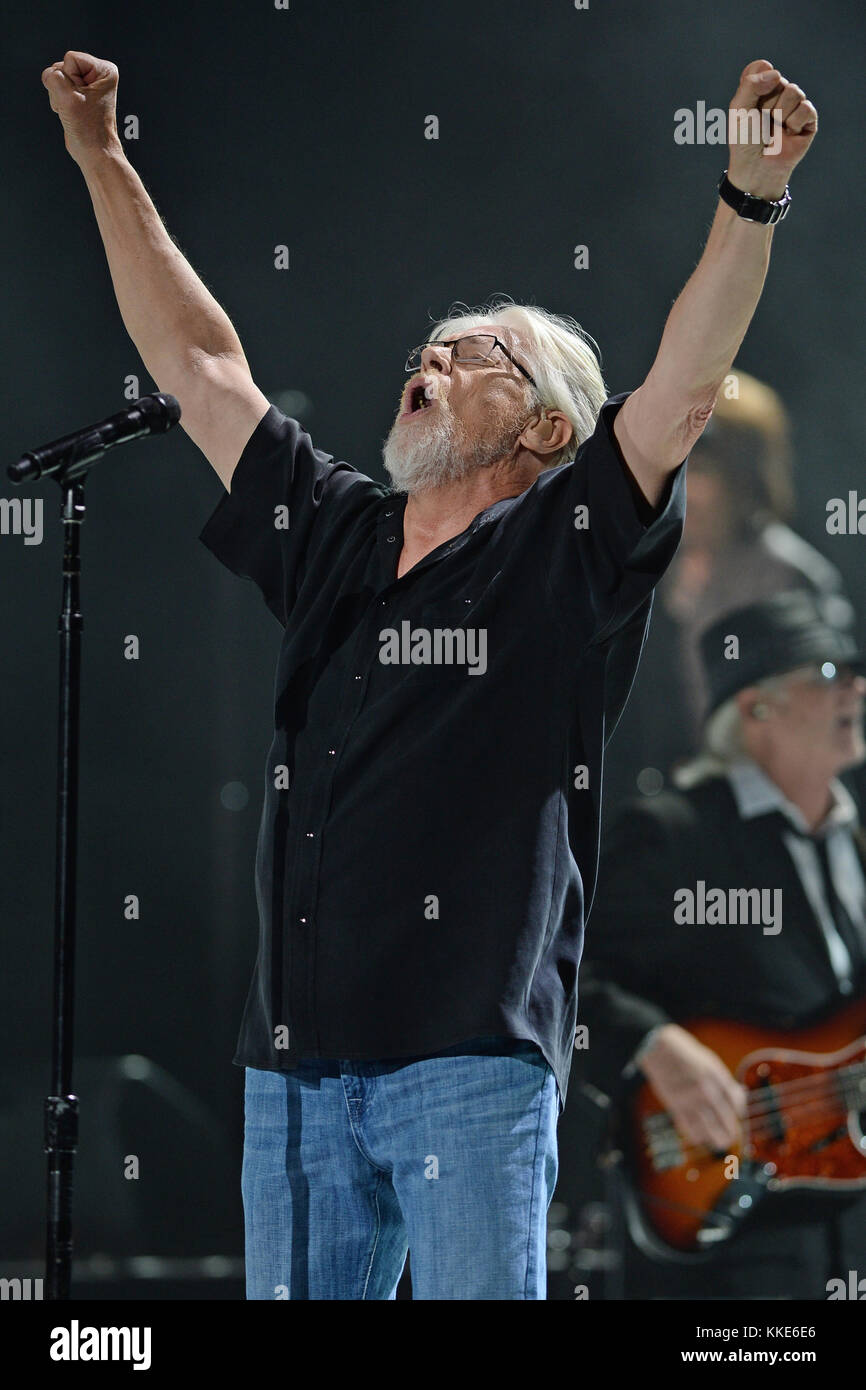 LAS VEGAS, NV - FEBRUARY 21: Bob Seger performs a Mandalay Bay on ...