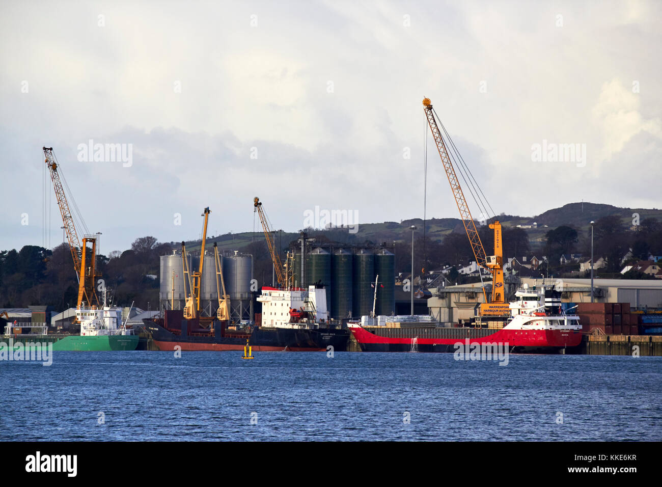 the port of warrenpoint northern ireland Stock Photo - Alamy