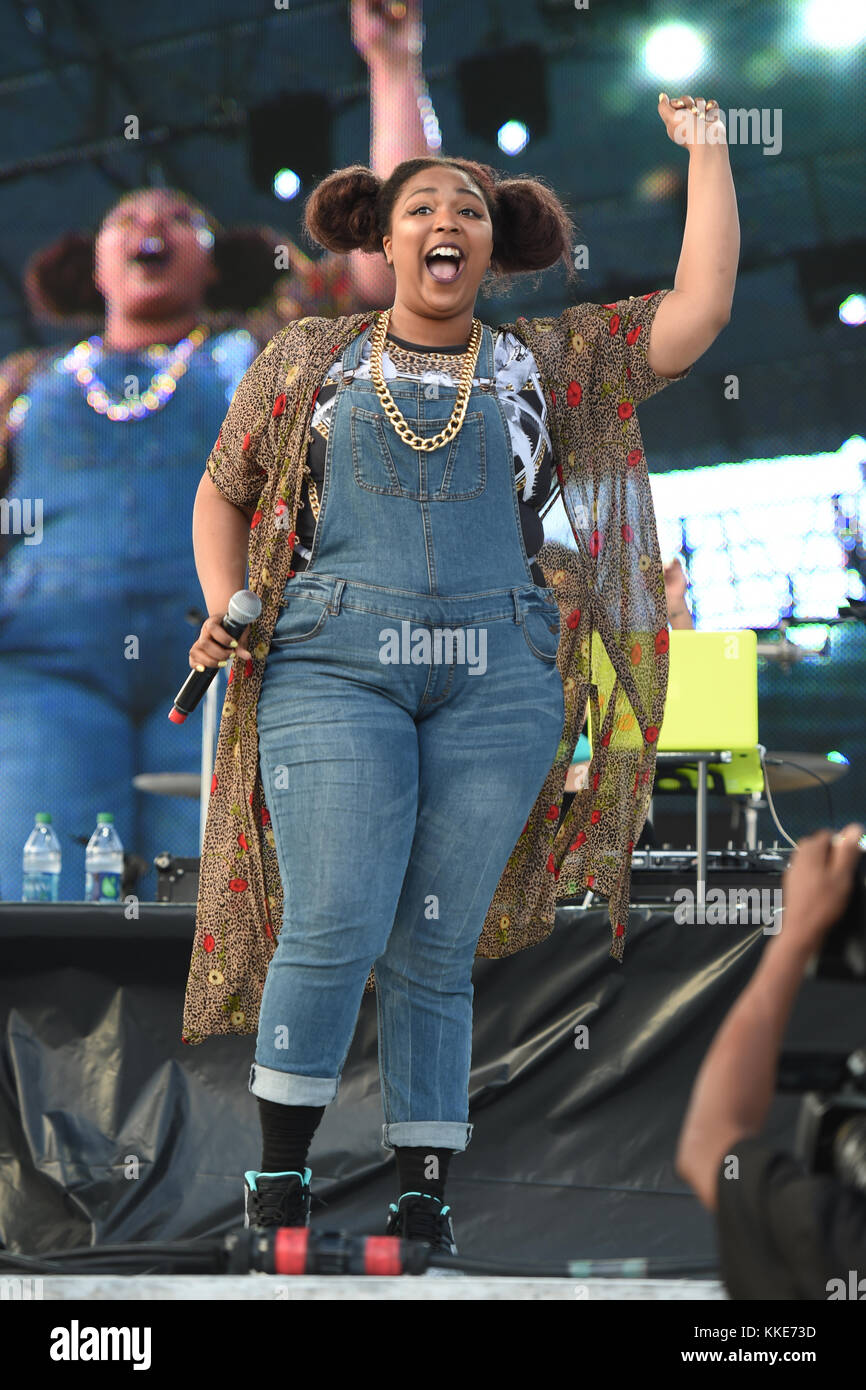 WEST PALM BEACH - APRIL 29: Lizzo performs during Day 1 of Sunfest on ...