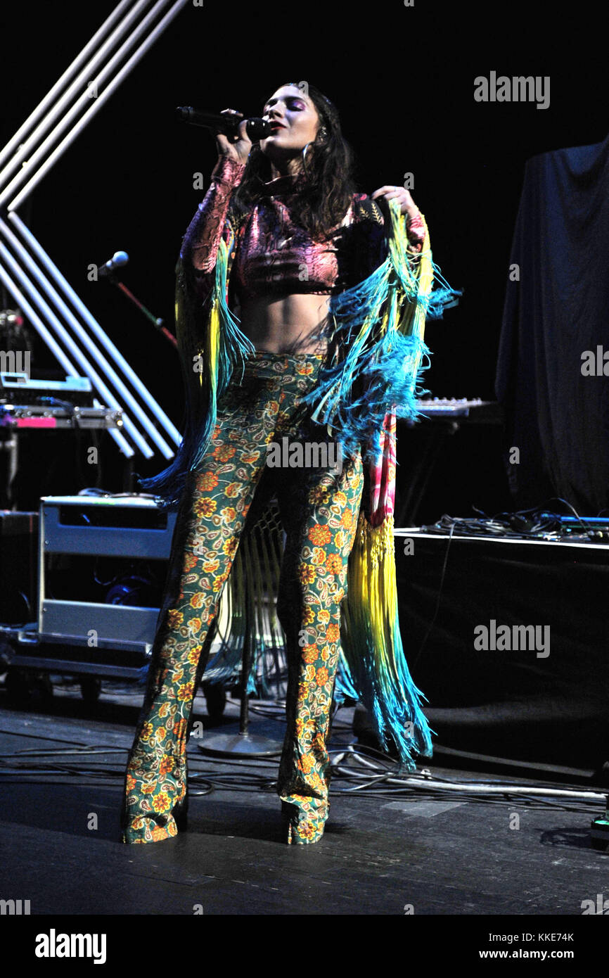 MIAMI BEACH, FL - OCTOBER 13: Liz Nistico of Holychild performs at The ...