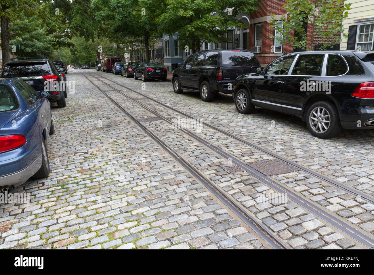 Cobblestone streets georgetown dc hi-res stock photography and images ...