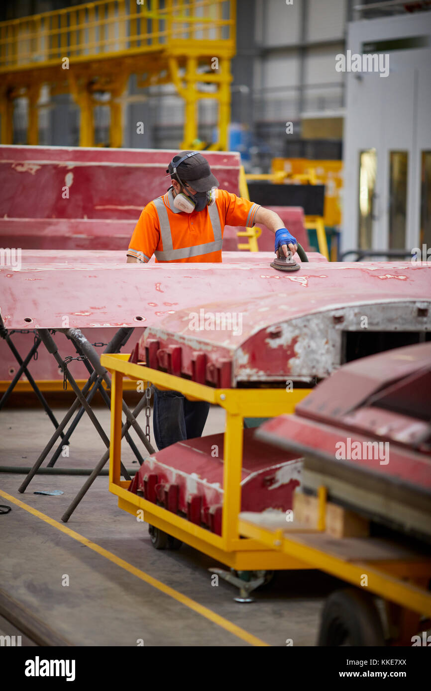 Alstom Class 390 Pendolino railway stock being refurbished at the start ...