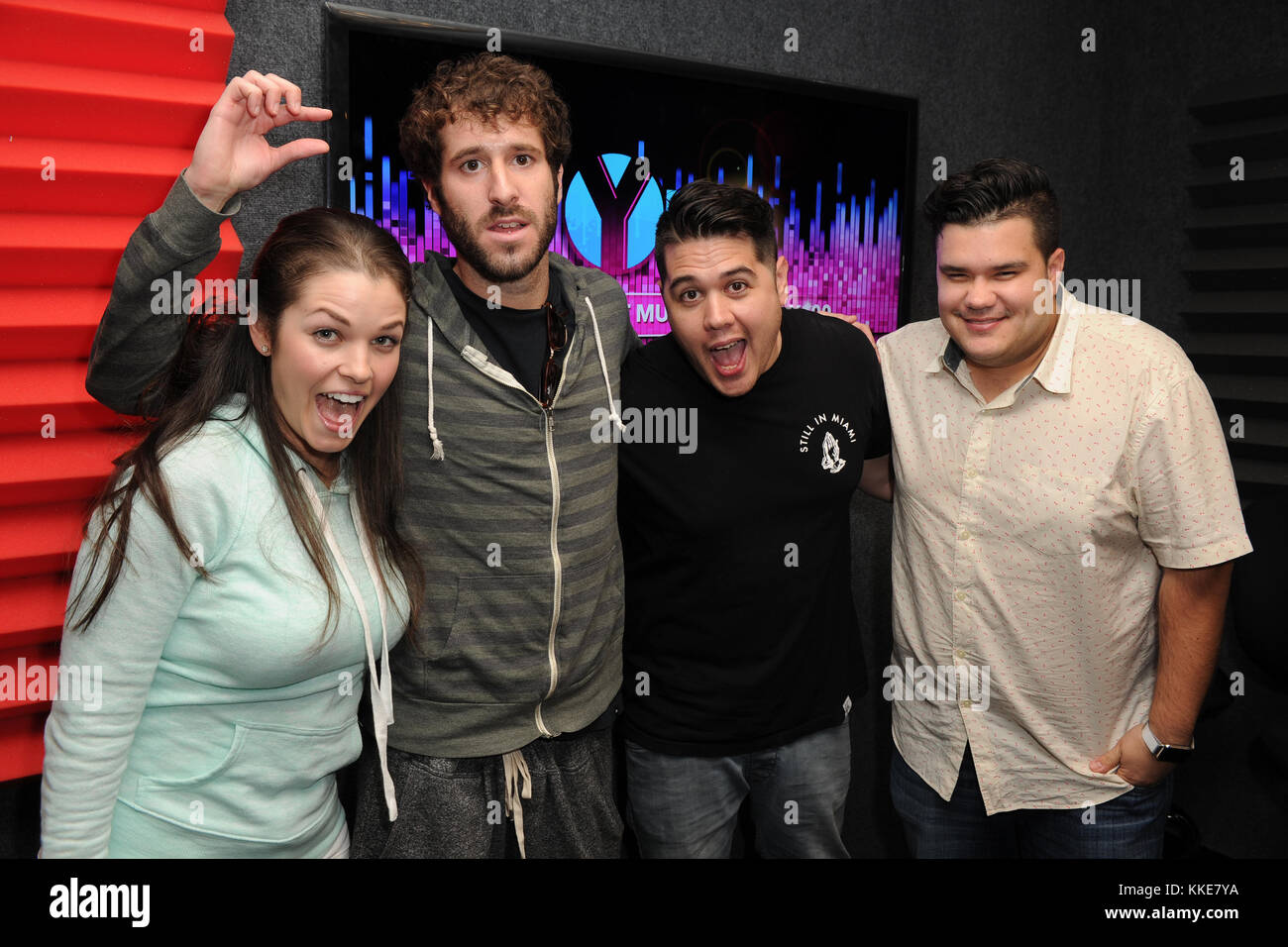 FORT LAUDERDALE, FL - DECEMBER 03: David Burd aka Lil Dicky poses for a ...