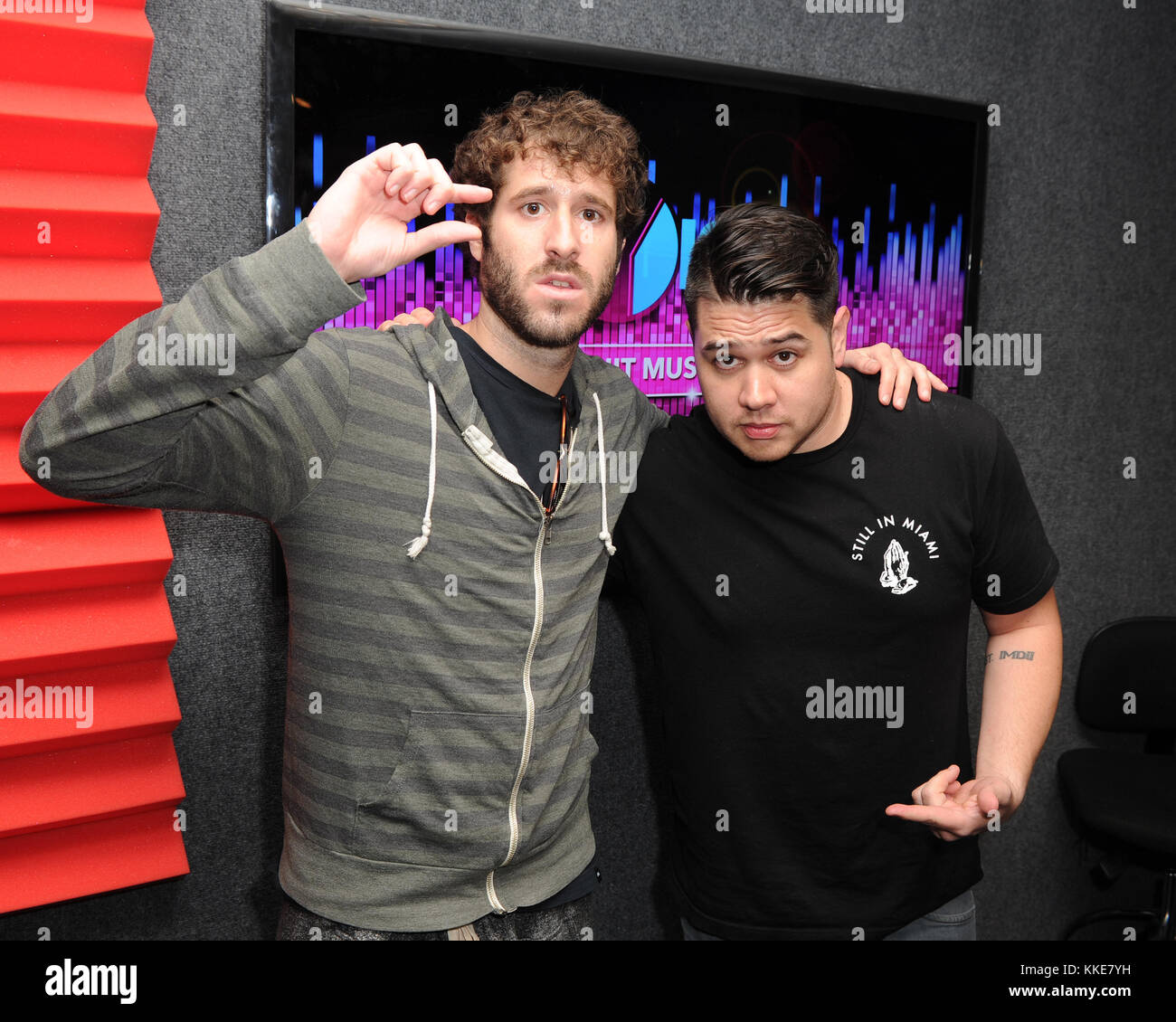 FORT LAUDERDALE, FL - DECEMBER 03: David Burd aka Lil Dicky poses for a ...