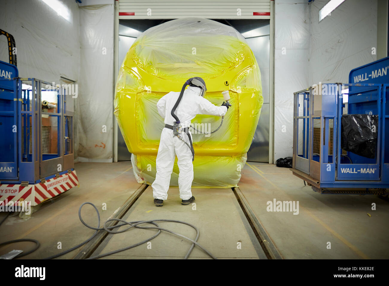 Alstom Class 390 Pendolino railway stock being refurbished at the start ...