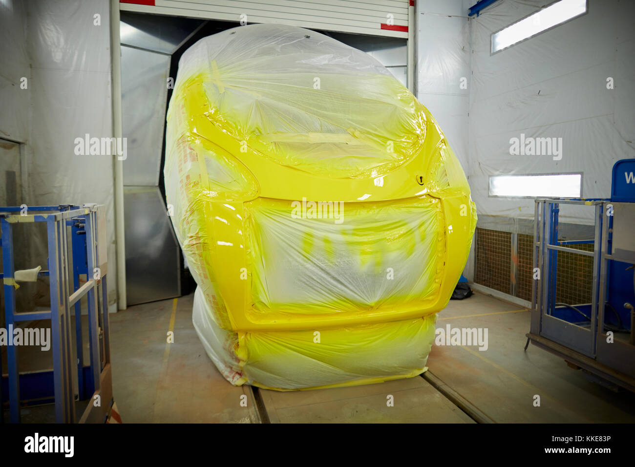 Alstom Class 390 Pendolino railway stock being refurbished at the start ...