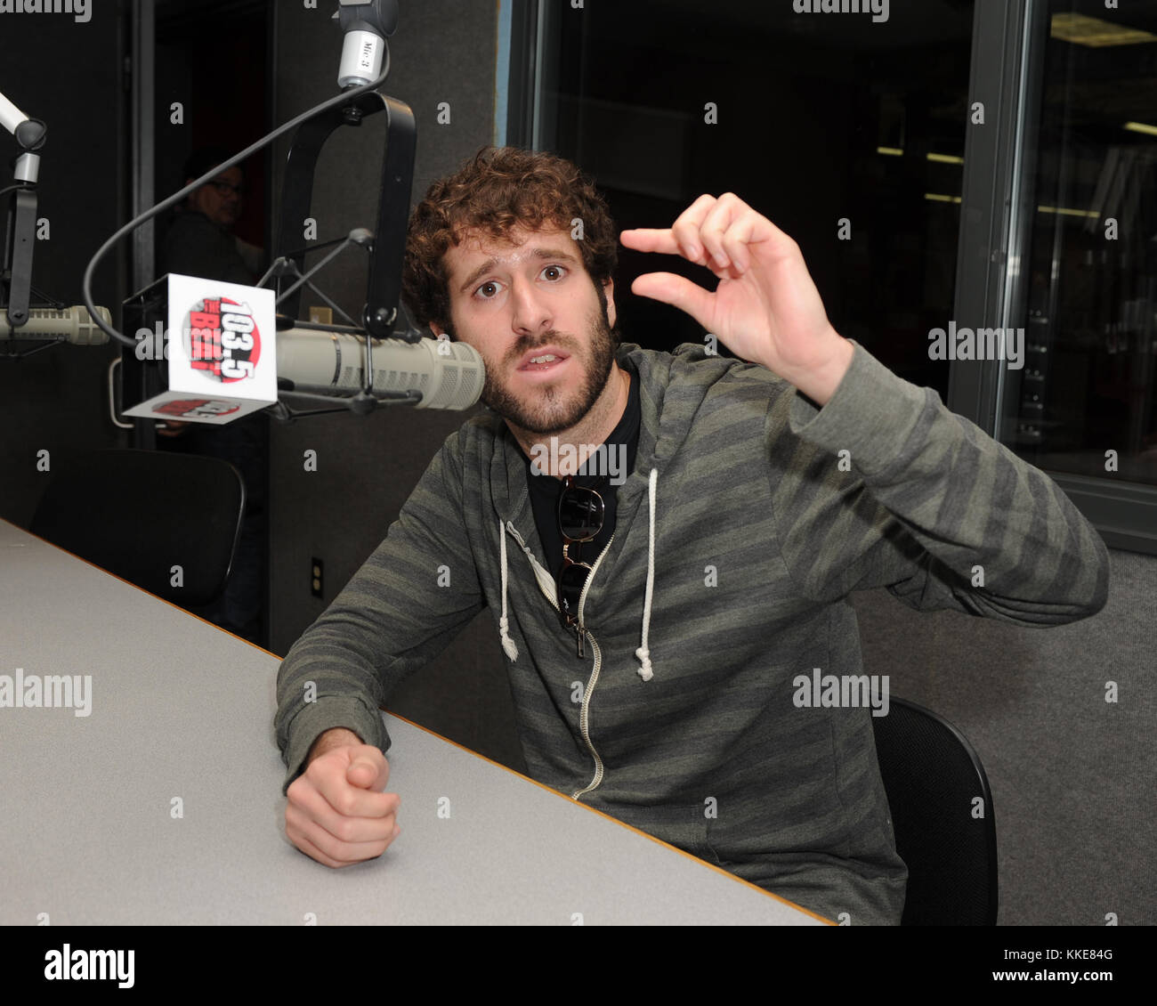 FORT LAUDERDALE, FL - DECEMBER 03: David Burd aka Lil Dicky poses for a ...