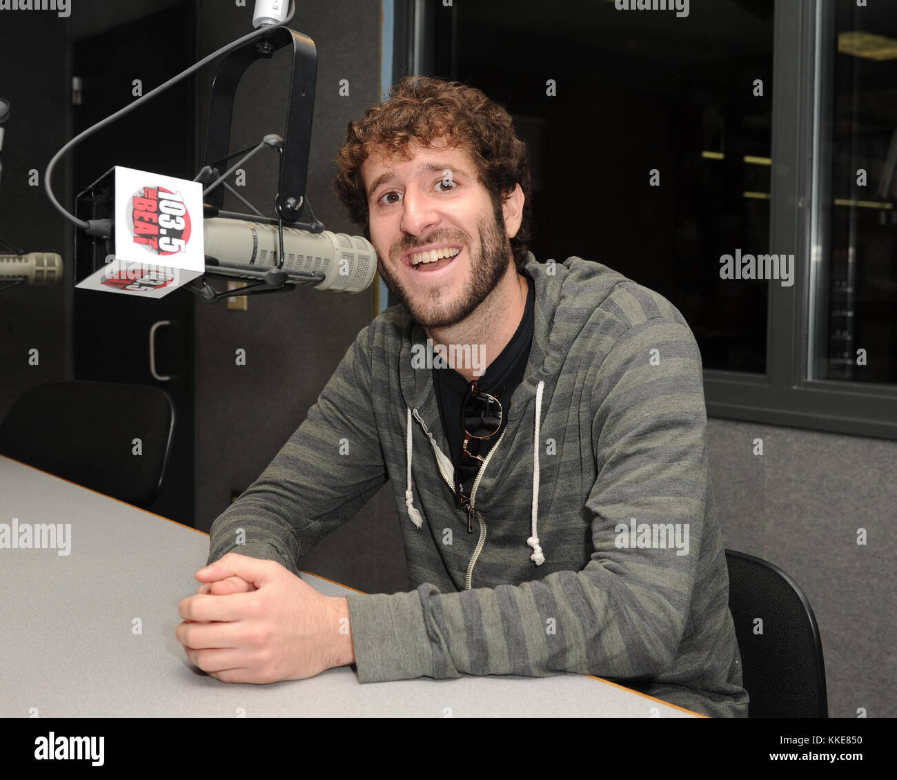 FORT LAUDERDALE, FL - DECEMBER 03: David Burd aka Lil Dicky poses for a ...